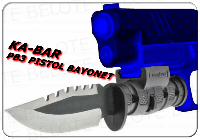 Ka Bar Kabar Knives Laserlyte Pb3 Sawback Pistol Bayonet 9902 Ebay