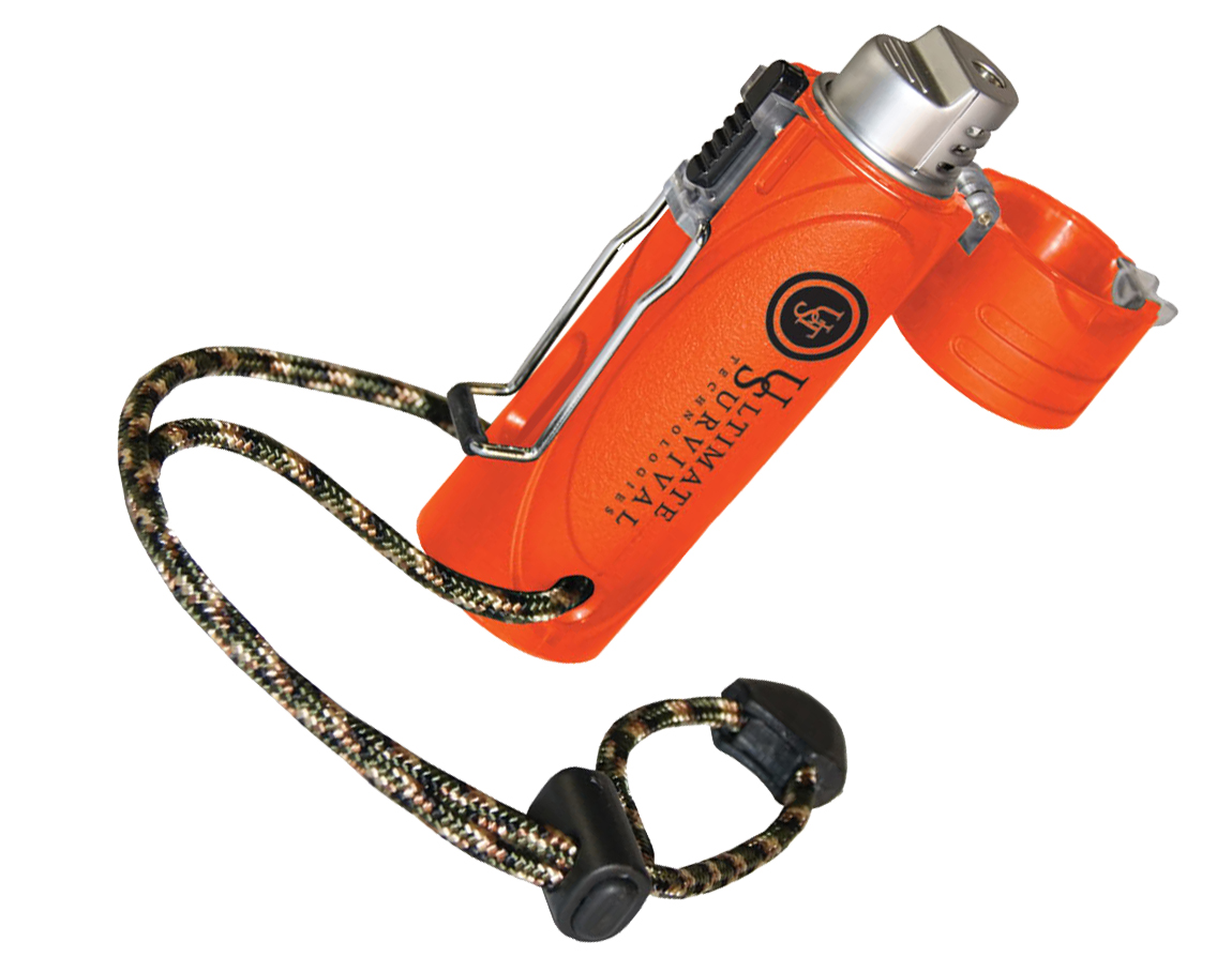 Ultimate Survival Trekker Stormproof Butane Lighter Orange 21-W03-005 ...
